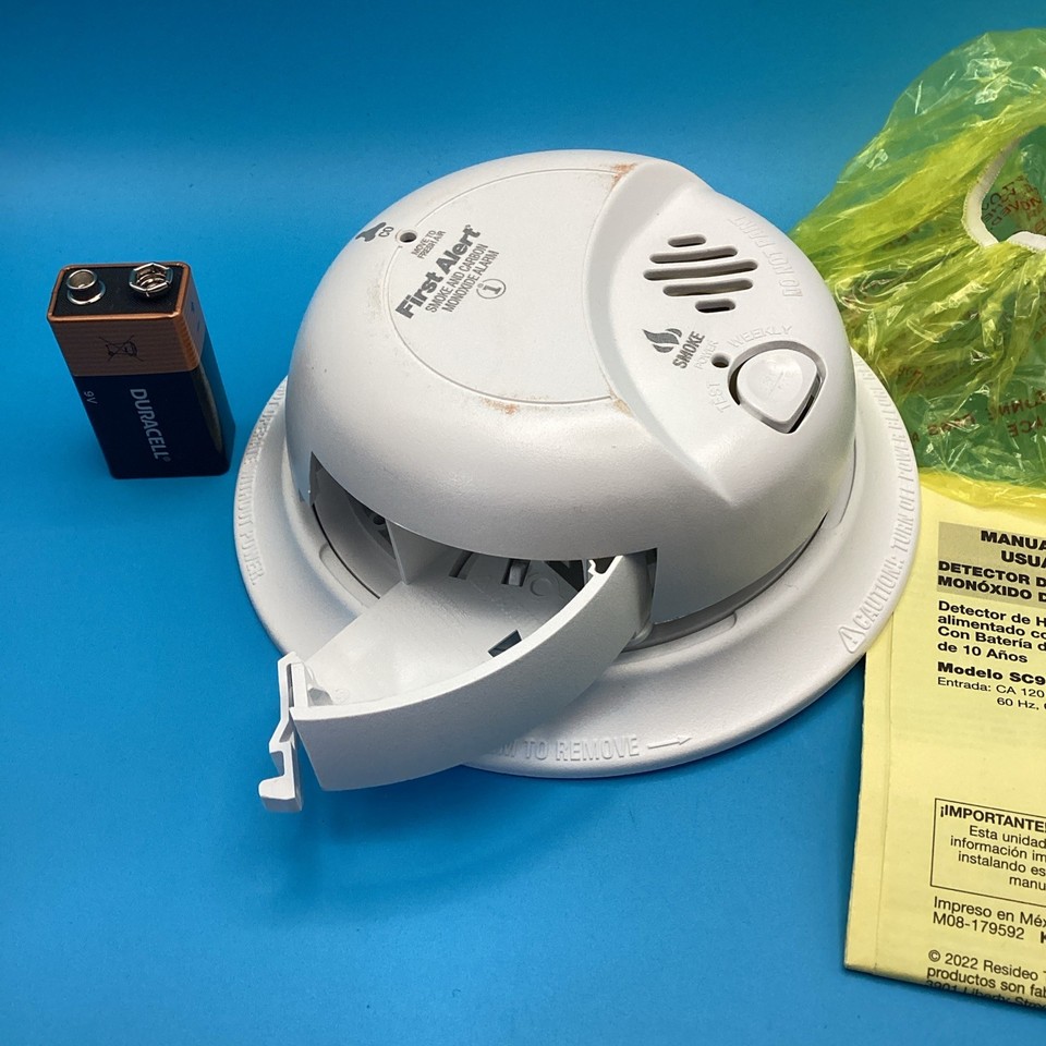 BRK First Alert SC9120B Smoke & Carbon Monoxide Alarm USED (2018 JUN 06 ...