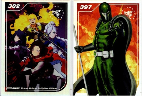 Saturday Morning RPG & RWBY Limited Run Silver Trading Card #382 #397 ...