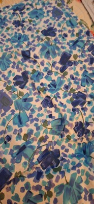 Fabric cotton 2 yards STRANGE FLOWER PATTERN | eBay