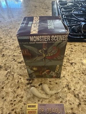Moebius 631 Dr. Deadly Monster Scenes Model Kit Parts Comic And Arms ...