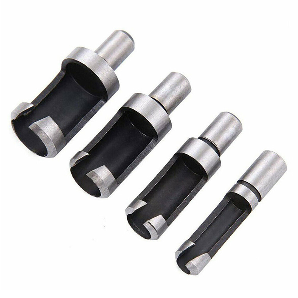 8PCS Kit Wood Plug Cutter Dowel Cutting Tools Drill Tenon Woodworking ...