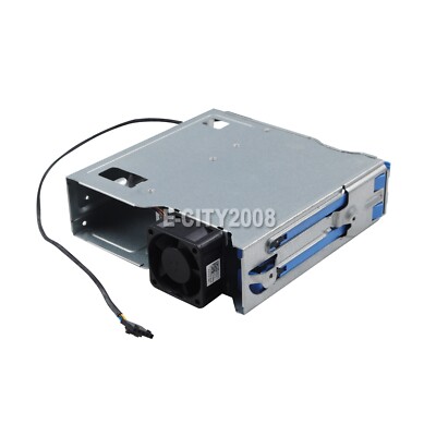 Dell 5.25" SFF 2.5" HDD Cage+Fan+Trays 88PWP T3600 T3610 T5600 T5610 ...