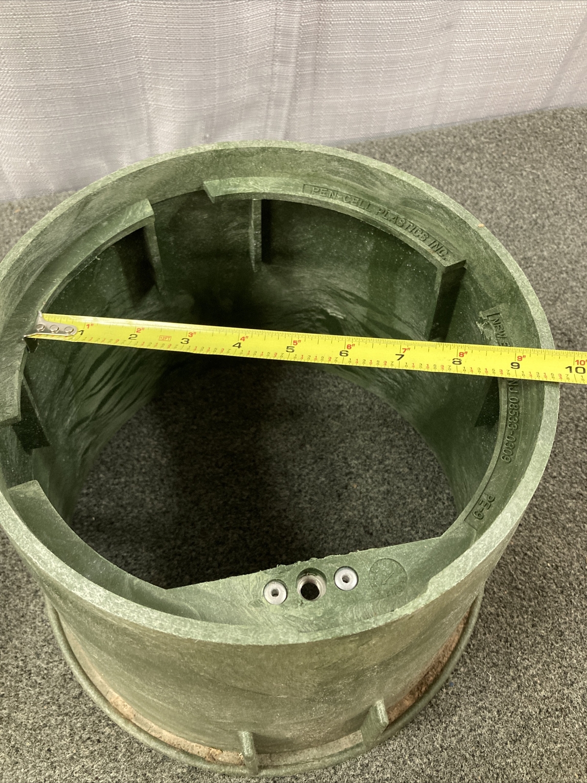 HUBBELL PEN-CELL PE-9 UNDERGROUND ELECTRICAL BOX/COVER WITH DISK MARKER ...