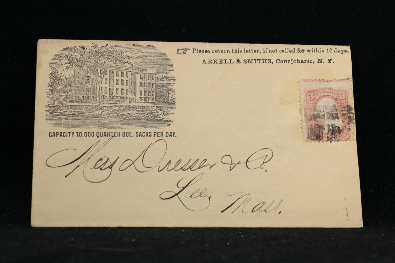 New York: Canajoharie 1860s #65 Arkell & Smith Sack Building ...