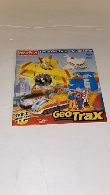 Fisher-Price Team GeoTrax All aboard DVD 3 Animated Episodes New | eBay