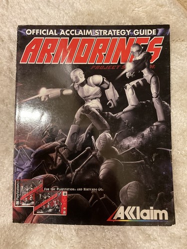 Akklaim Official Armorines Project Swarm Strategy Guide Playstation ...