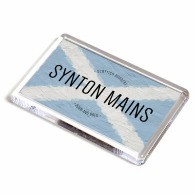 FRIDGE MAGNET - Synton Mains, Scottish Borders - Born and Bred | eBay UK