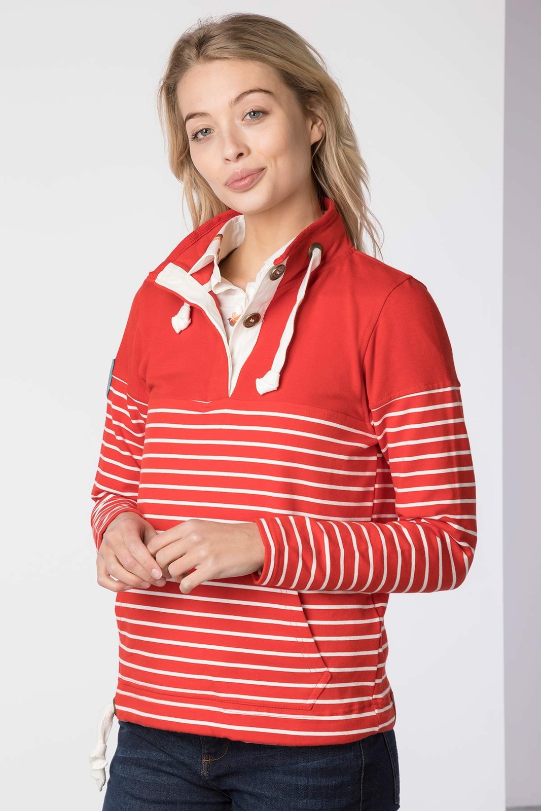 Ladies Striped Jumper UK Sweatshirt Rydale Sweater Womens Jumpers ...
