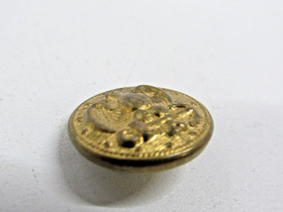 Vintage Military Navy Brass Uniform Button Eagle Anchor 8 Star Superior ...
