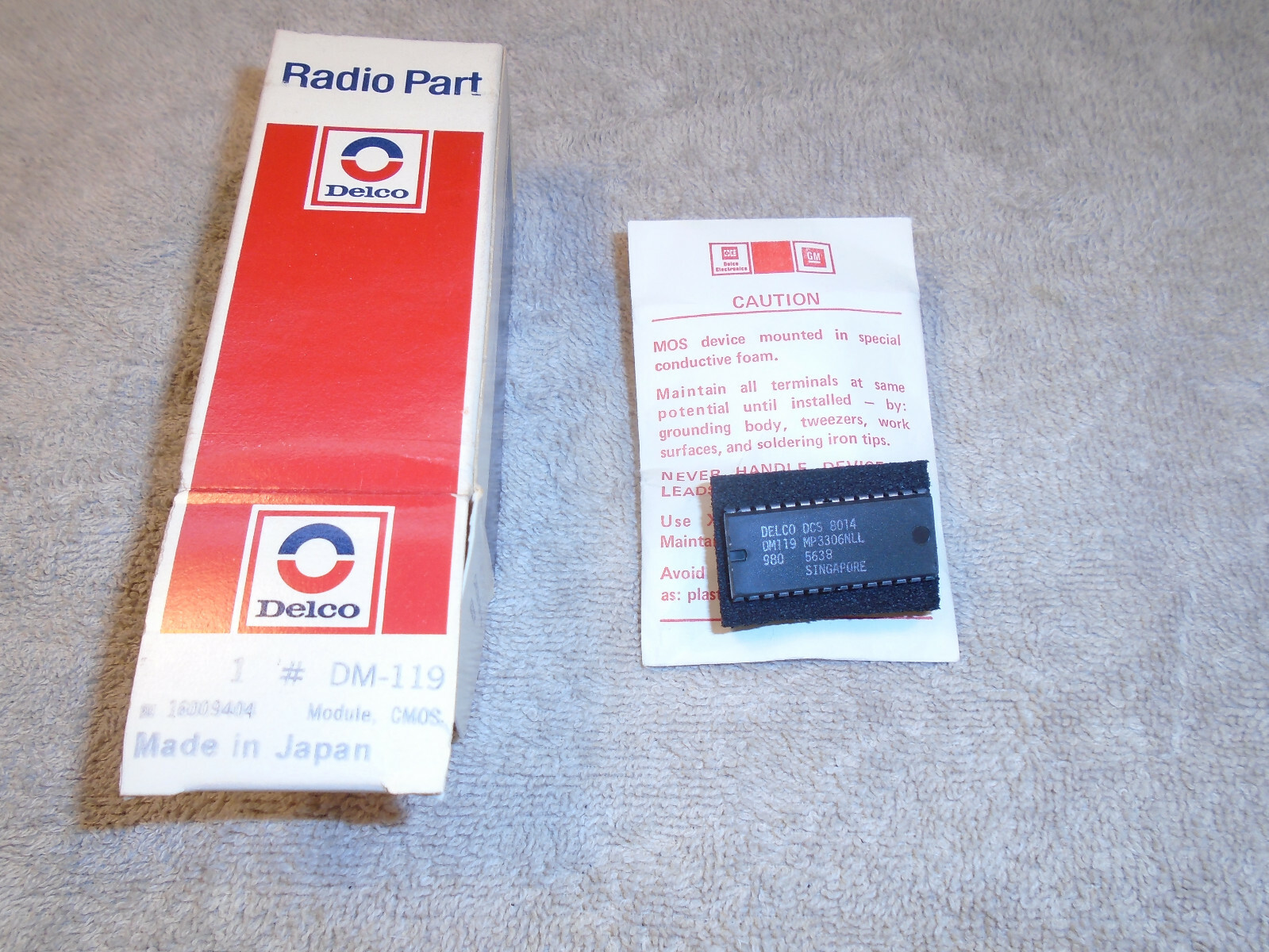 ONE(1) NOS DELCO RADIO DM-119 MODULE GM # 16009404 80 81 82 83 OLDS ...