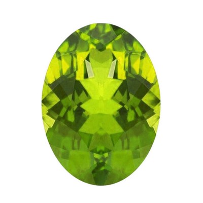 Peridot Oval Cut Loose Gemstone 14x10mm Calibrated Loose Gemstone 6 Cts ...