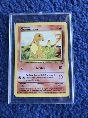 Pokémon Original Base Set 2 Charmander (69/130) w/ Case | eBay