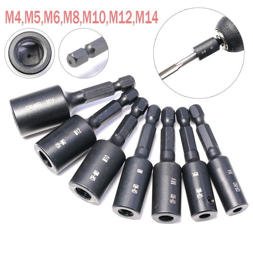 M4~M14 Socket Collet Wrench Die Socket Adapter Electric Screwdriver | eBay