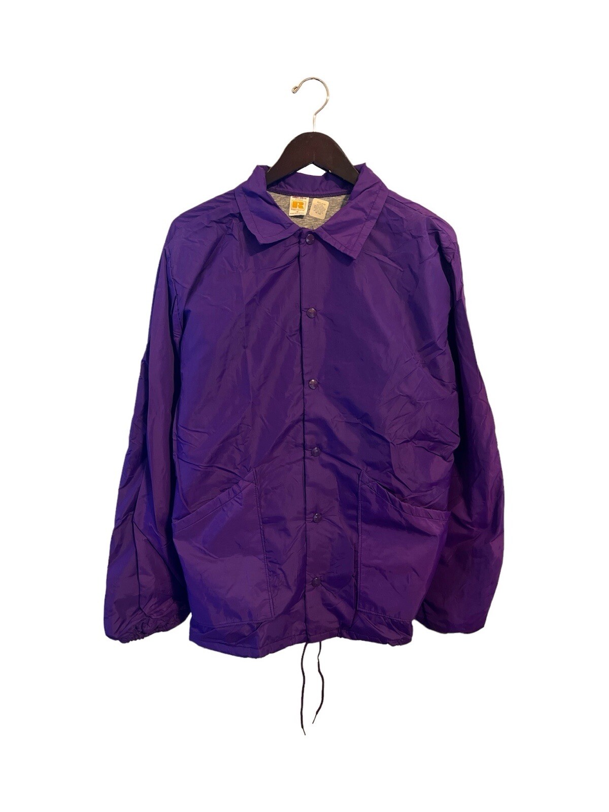vintage russell athletic gold tag coaches jacket mens size medium NOS ...