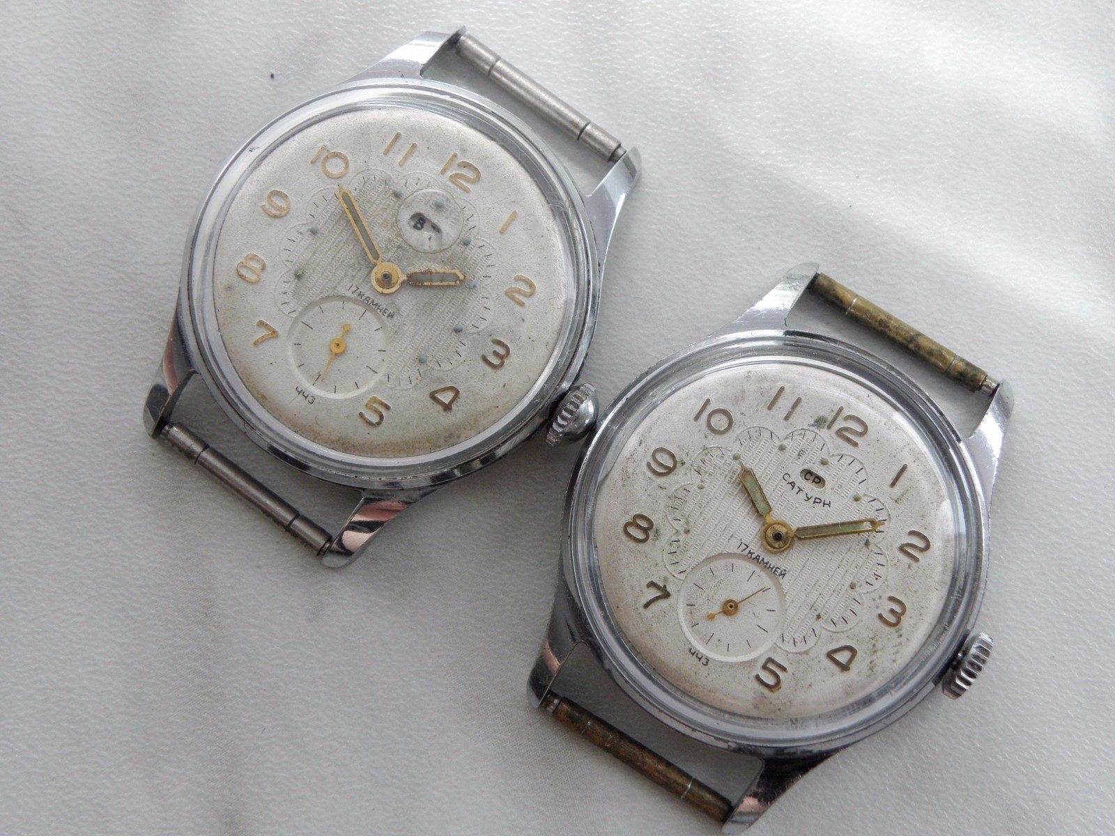 LOT 2 EXTREMELY RARE SATURN UNUSUAL CALENDAR Space watch Soviet Sputnik ...