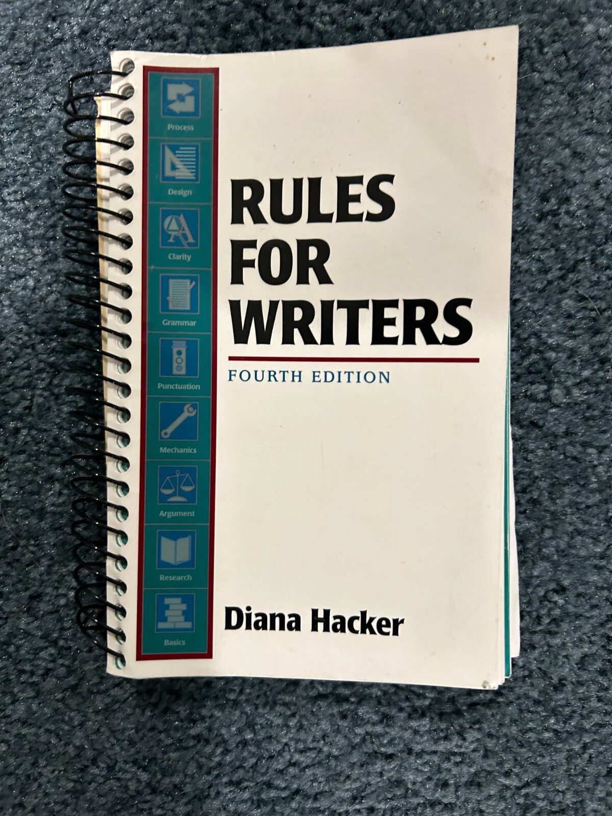 Rule for Writers - 4th Edition Great Condition Diane Hacker | eBay