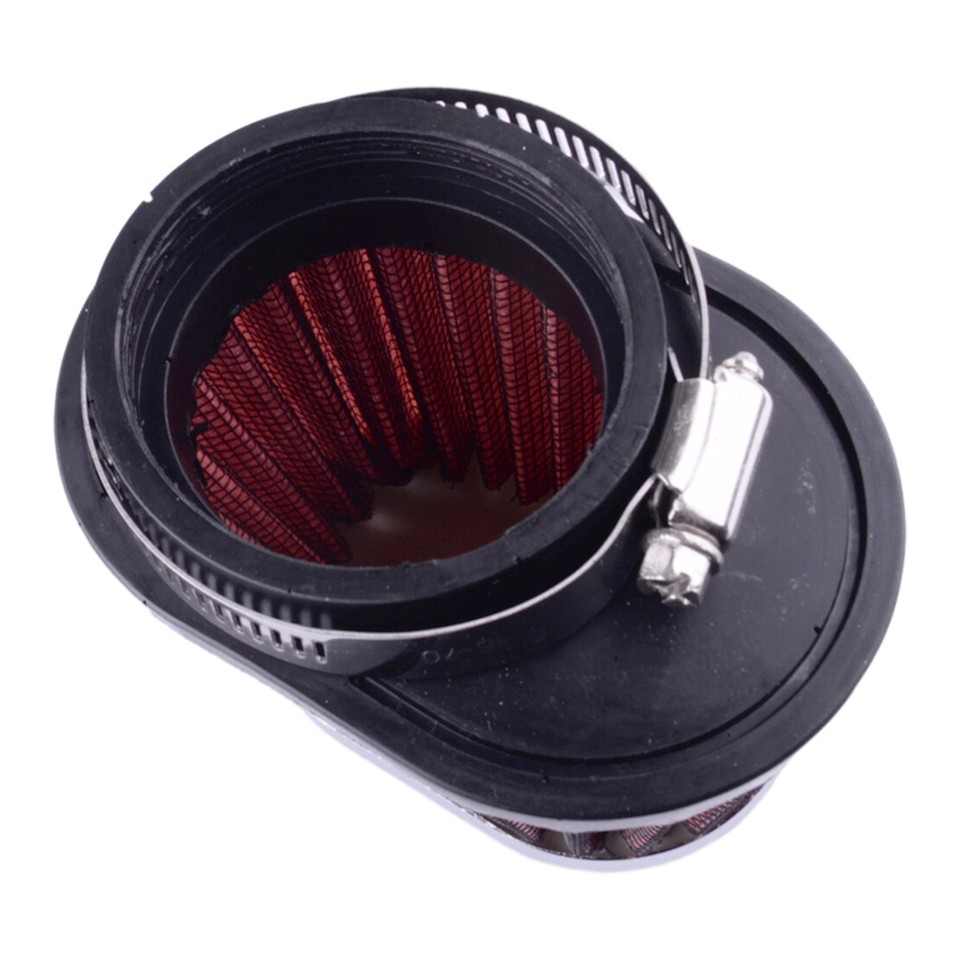 2pcs 55mm Red High Performance Car Motorcycle Pod Air Filter Inlet Cone ...