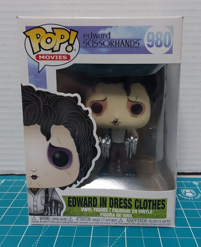 Funko POP Movies Edward Scissorhands Edward in Dress Clothes 980 Vinyl ...