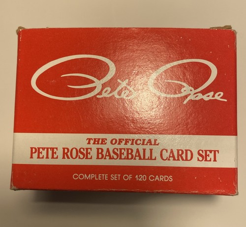 PETE ROSE ~ 1985 Topps Official Complete Factory Box Set ~ 120 Cards ...