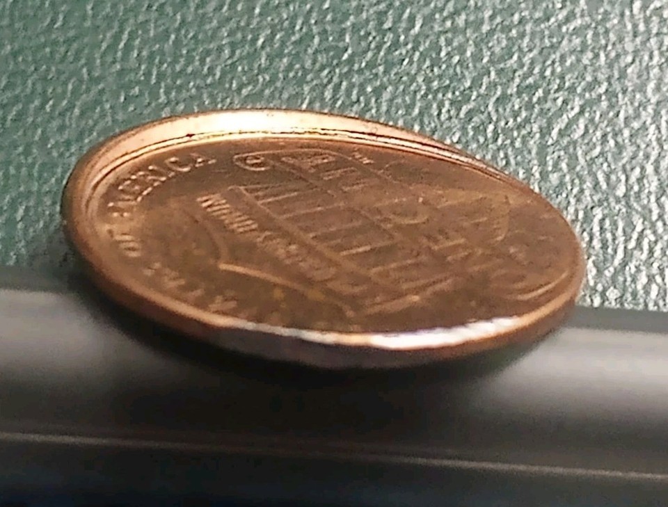 ERROR COIN OFF CENTER TILTED COLLAR PENNY COIN #1477 Collection | eBay