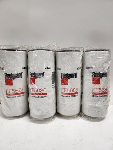 Fleetguard FF5686 Fuel Filter P555686 3685306 (4 Pack) | eBay