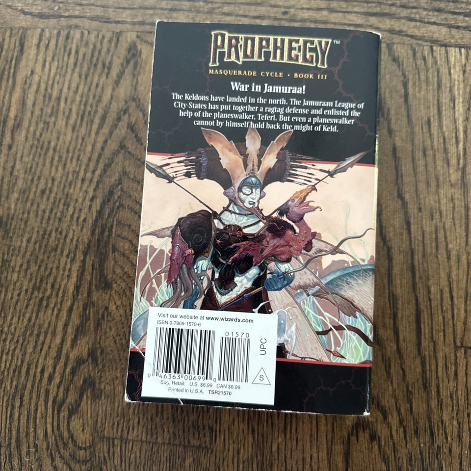 Prophecy Magic the Gathering Paperback Moore Vance PB | eBay