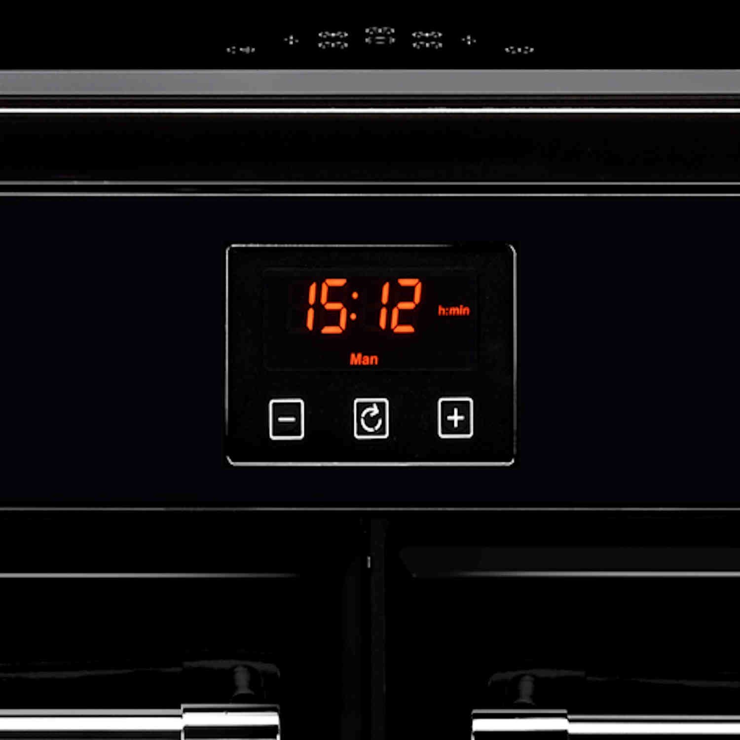 Belling Farmhouse 100cm Induction Range Cooker 5 Zone Hob Black 100Ei ...