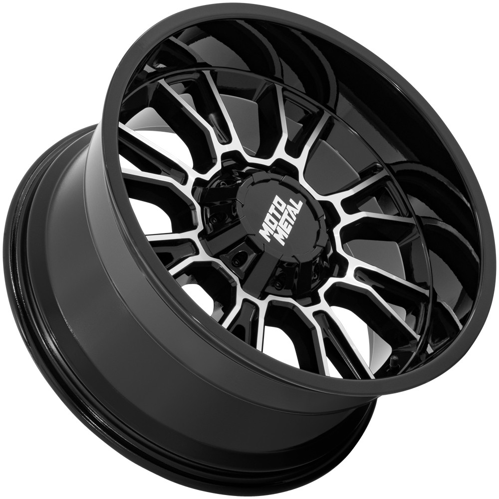 (4) Moto Metal MO810 Legacy 20x9 8x6.5" +20 Black/Machined Wheels Rims ...