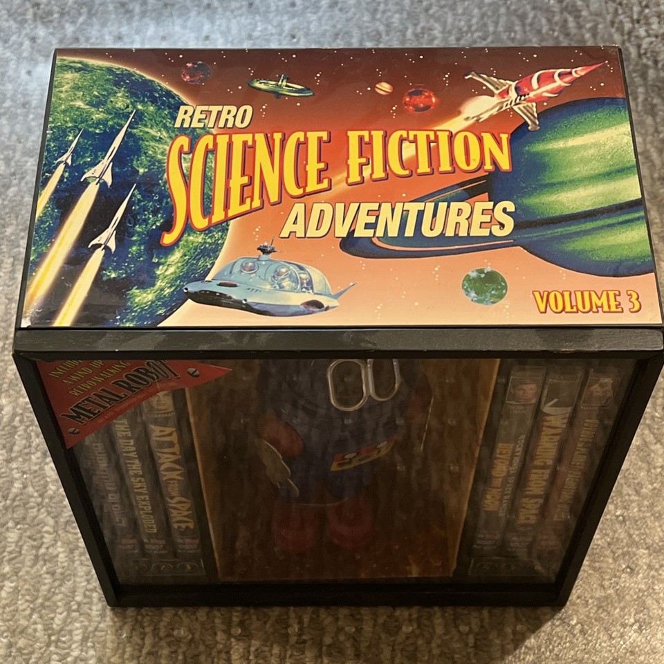 Retro Science Fiction Adventures Vol 1, 2, & 3 with Metal Robot and ...