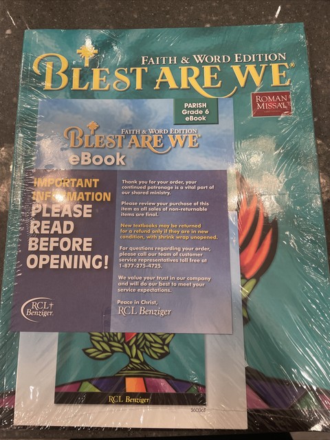 Blest Are We Faith & Word Edition 2008 Parish Program Level Grade 6 RCL ...