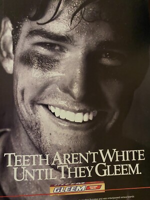 Gleem Toothpaste, Full Page Vintage Print Ad | eBay
