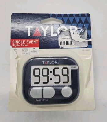 Taylor Digital Timer, Single-event, 1 "AAA" Battery Operated | eBay