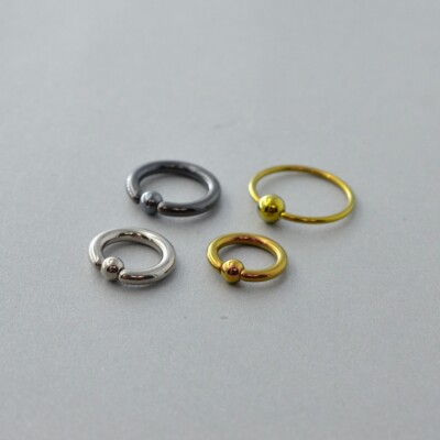 Body Piercing Jewelry Mix Lot - Captive Bead Rings | eBay