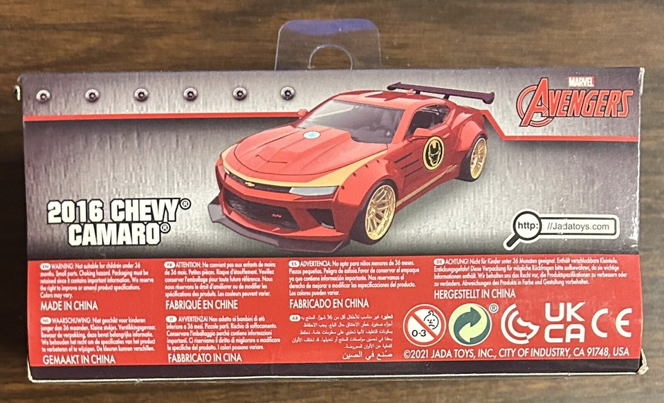 Avengers 2016 Chevy Camaro Die-Cast Marvel 2021 New Sealed | eBay