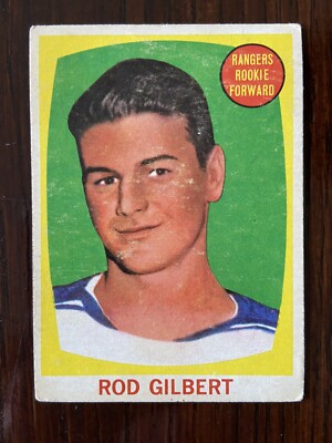 1961-62 TOPPS #62 ROD GILBERT ROOKIE CARD!! EX!! | eBay
