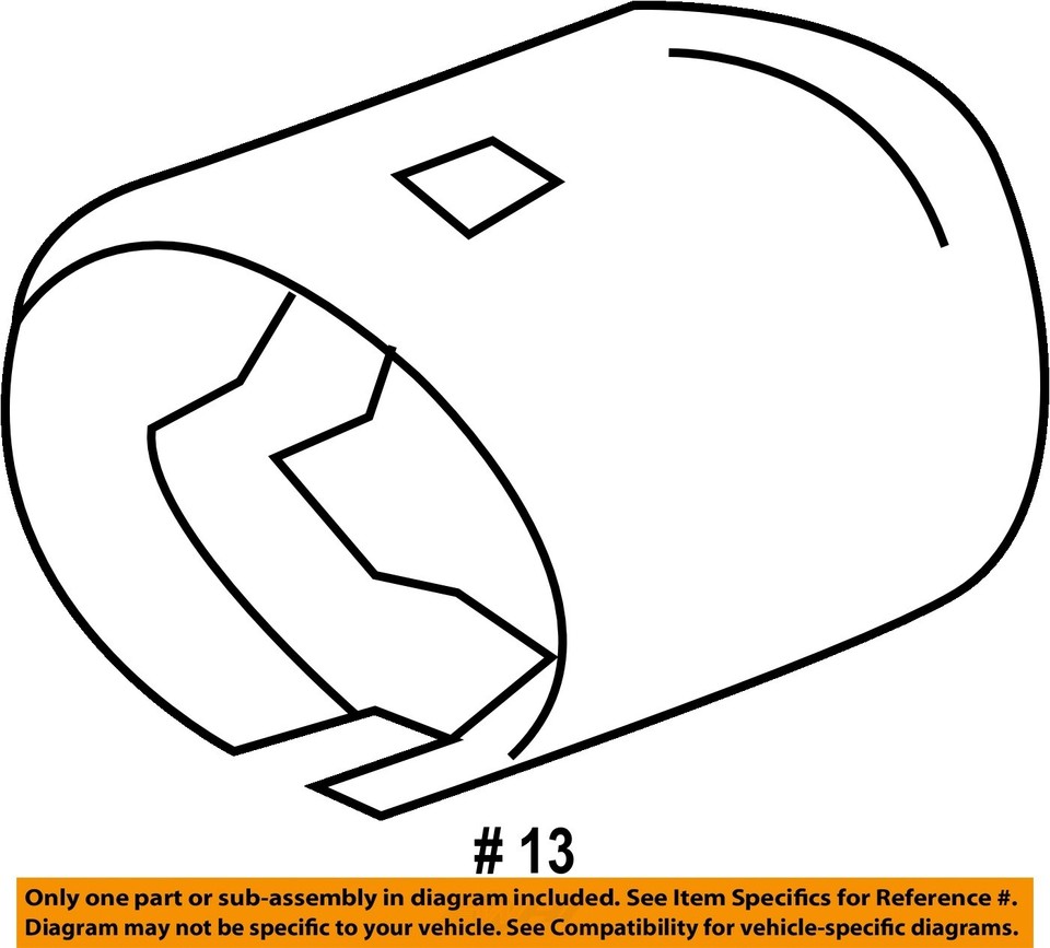 HONDA OEM 13-15 Accord Exhaust System Exhaust Components-Finish Pipe ...