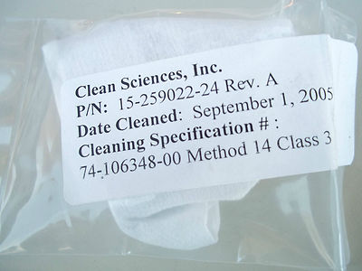 CLEAN SCIENCES INC 15-259022-24 | eBay