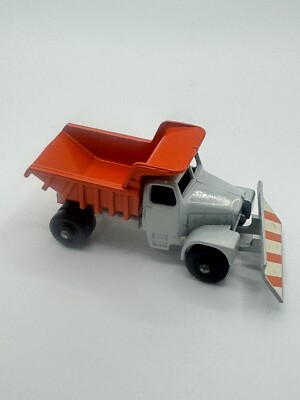 Orange and grey Matchbox Lesney #16 Scammell Snow Plough Near Mint Vtg ...