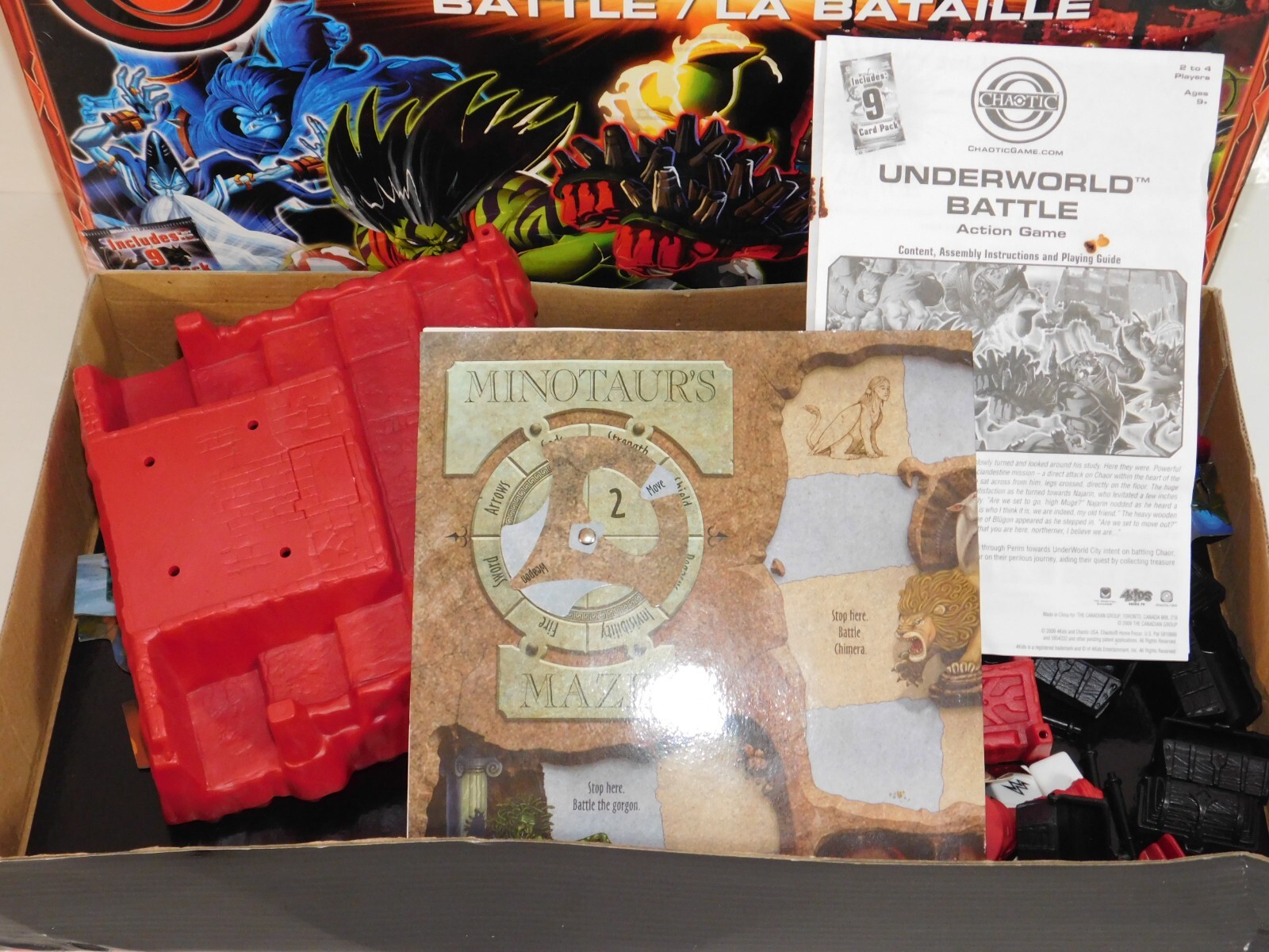 Underworld Battle Chaotic NEAR Complete Nice Condition RARE Board Game ...
