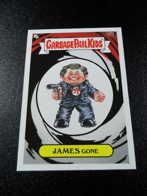 James Bond 007 Sean Connery Daniel Craig Spoof Garbage Pail Kids Card ...