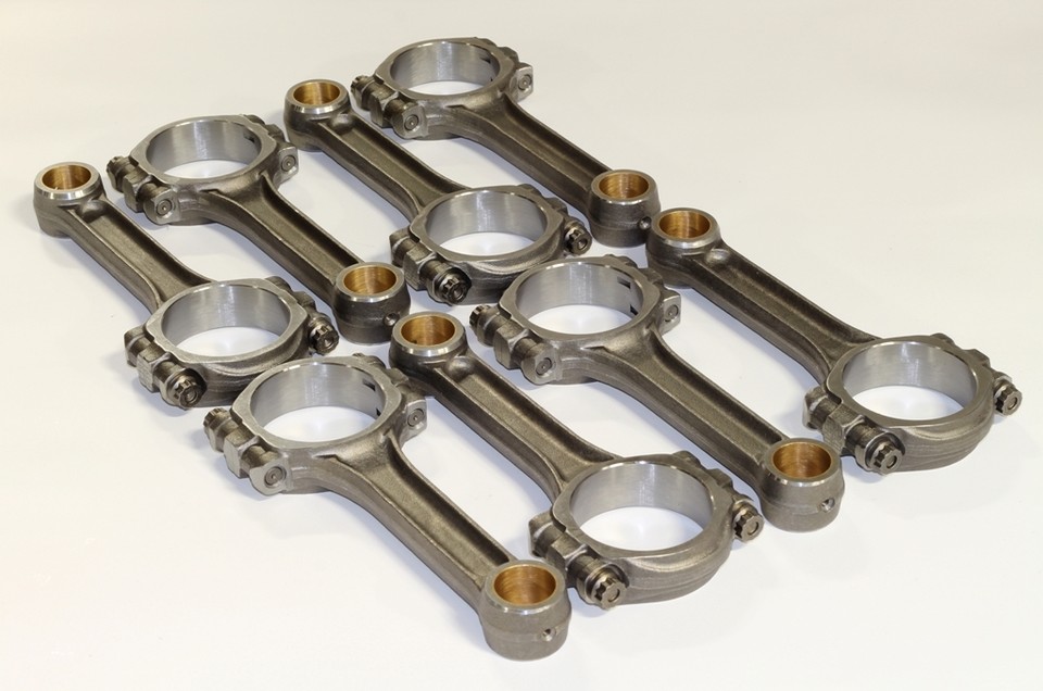 347 FORD STROKER ASSEMBLY SCAT CRANK 5.4 RODS WISECO FLAT TOP 030 ...