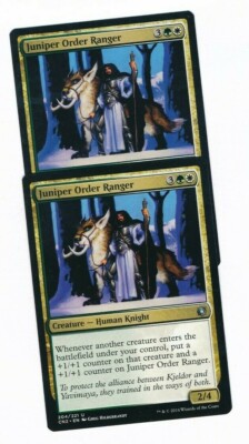 MTG Magic The Gathering 1x Juniper Order Ranger Misprint Dark Take the ...
