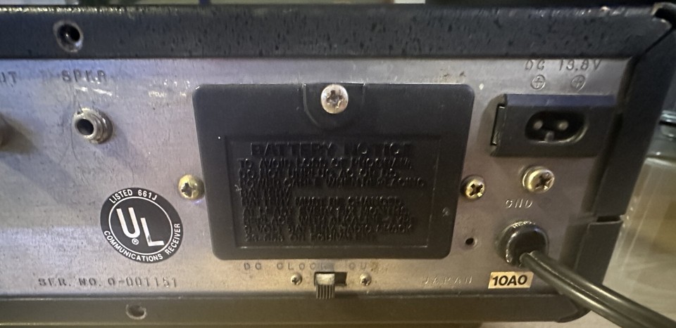 REALISTIC RADIO SHACK PRO-2002 50 CHANNEL SCANNER Model 20-116 REPAIR ...