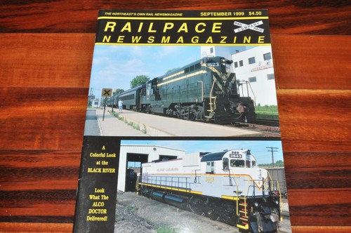 RR train magazine Railpace News 1999 SEPTEMBER Black River DLW Alco | eBay
