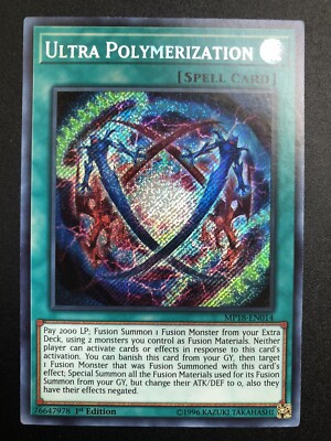 Ultra Polymerization MP18-EN014 Secret Rare 1st Edition Mint / Near ...