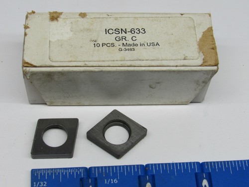ICSN-633 CARBIDE SEATS/SHIMS (10 PCS) NEW | eBay