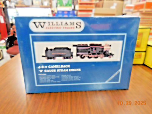 WILLIAMS #5015 - 4-6-0 CAMELBACK STEAM LOCOMOTIVE - O GAUGE THREE RAIL ...