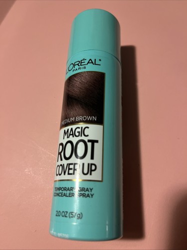 L'oreal Magic Root Cover Up Temporary Gray Concealer Spray 2oz Medium ...