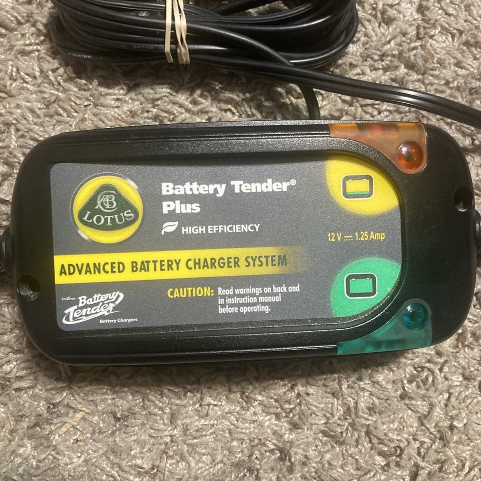 Oem Lotus Battery Tender Plus Charger System NO JUMP CABLES Tender Unit ...