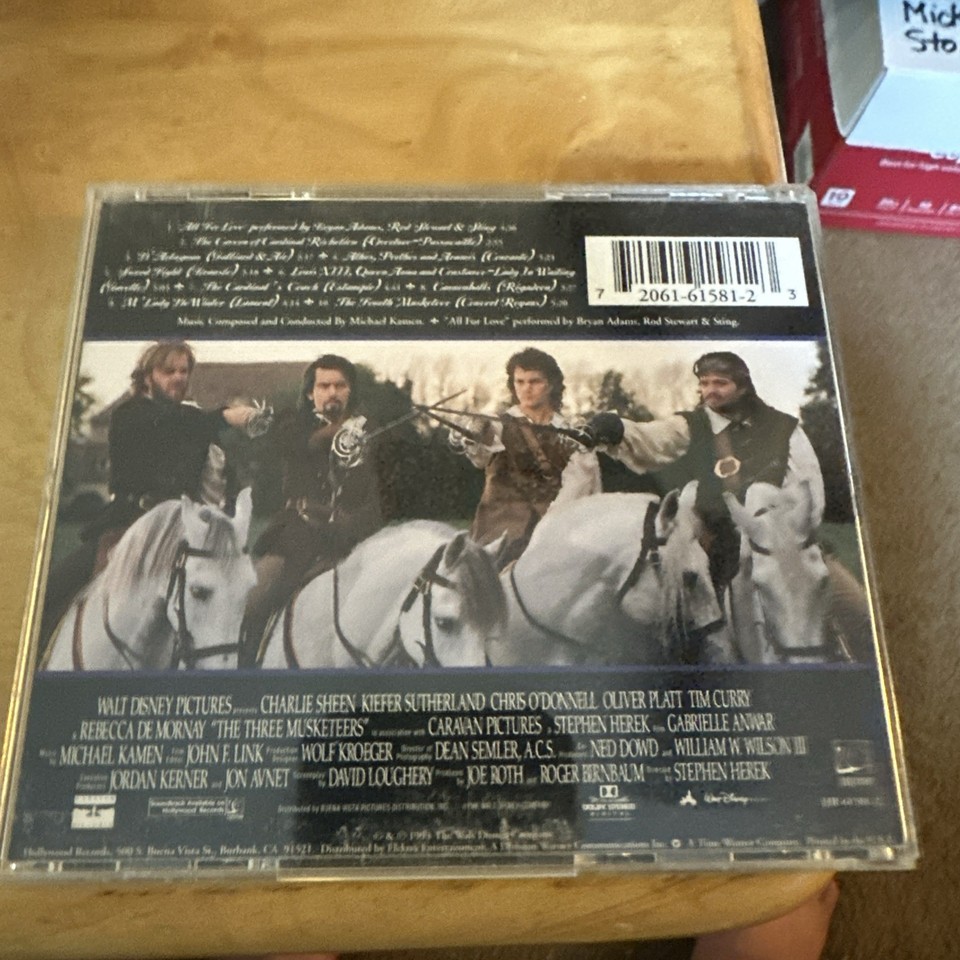 The Three Musketeers Original Soundtrack CD 720616158123| eBay